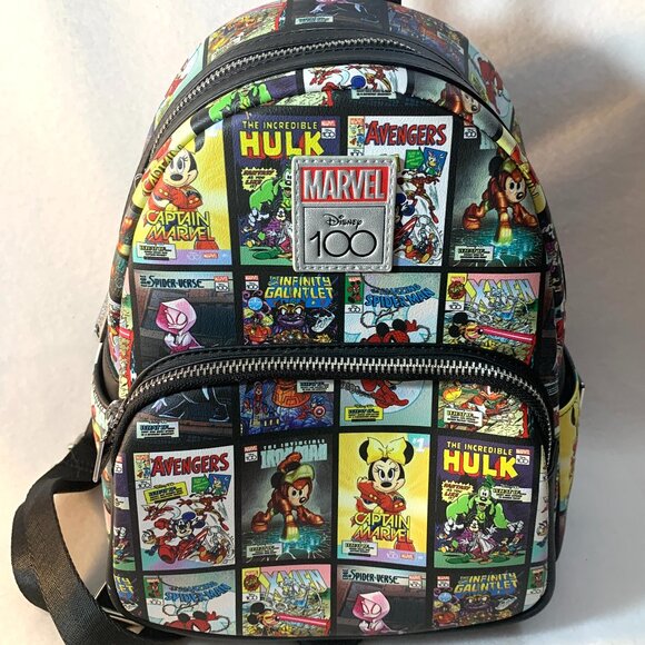 Loungefly | Bags | Disney 0 Marvel Loungefly Comic Book Mickey Minnie Goofy Donald As Marvel ...